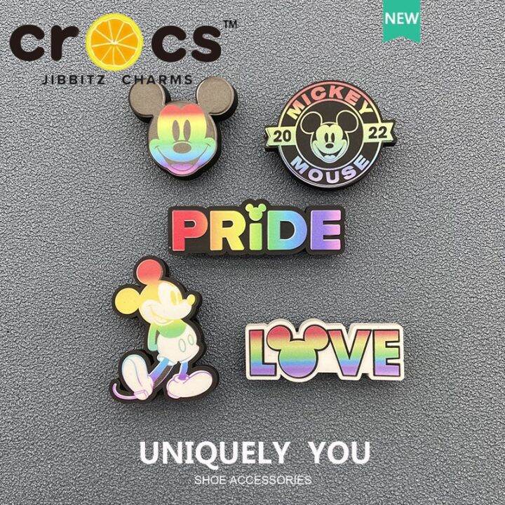 cross jibbitz set 'S RAINBOW CELETION 5 PACK jibbitz botton | Lazada PH