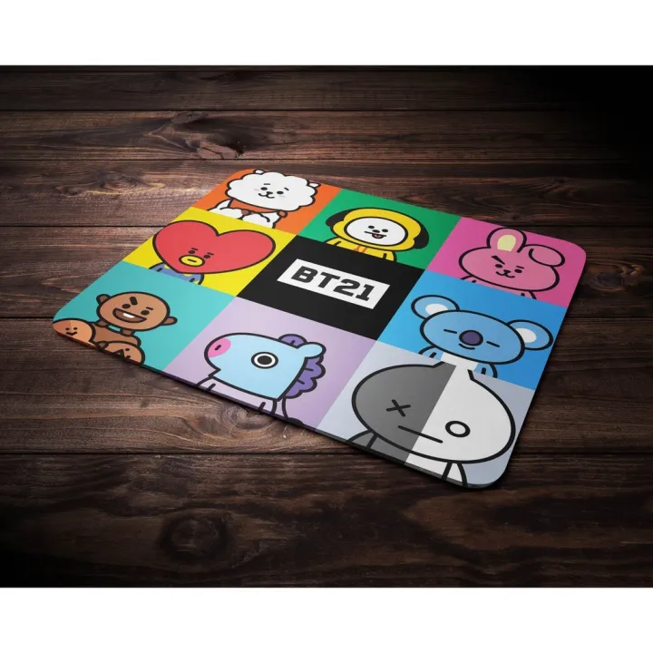 BT21 characters Mouse Pad | Lazada PH
