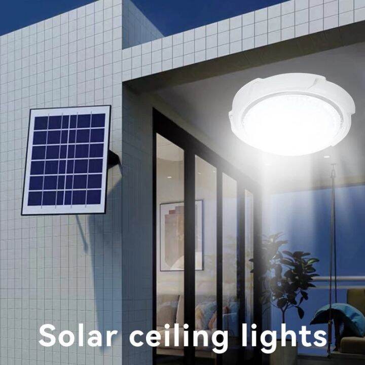 Solar Ceiling Light Indoor Smart IP65 Waterproof Outdoor Garden Lamps ...