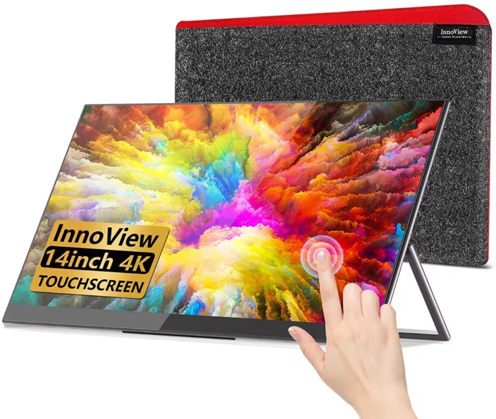 InnoView Portable Monitor 4K Touchscreen - 14 Inch Auto-Rotating ...