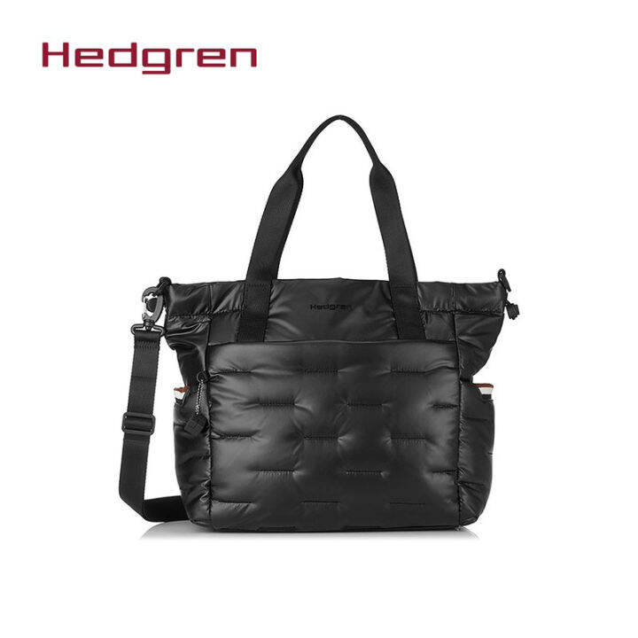 Hedgren Puffer Tote Bag Black Women 15.71L | Lazada PH