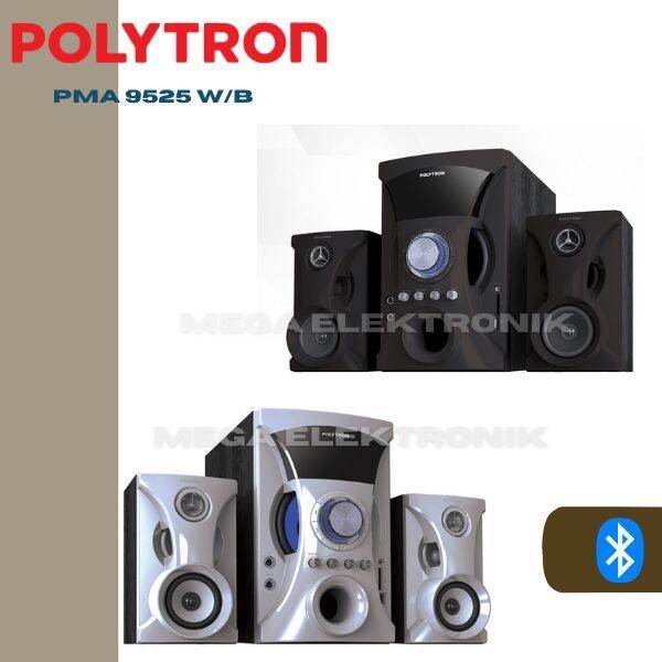 POLYTRON PMA 9525 W/B Bluetooth Speaker Multimedia Karaoke | Lazada ...