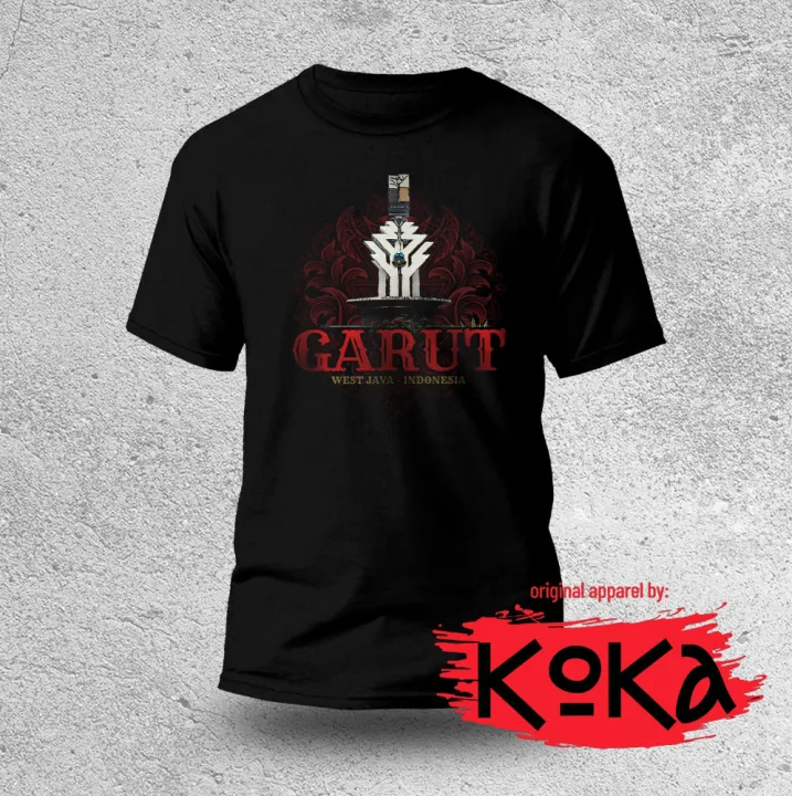 Premium T-shirt - Kaos Khas GARUT - TUGU ADIPURA - GRT5 | Lazada Indonesia