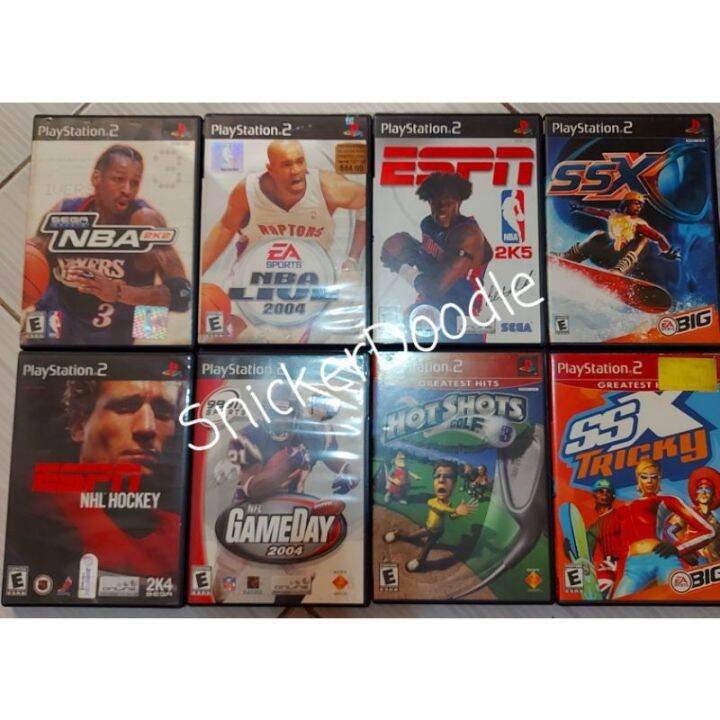 Playstation 2 PS2 Original US Sports Games SSX NBA NHL NFL | Lazada PH