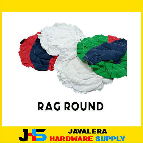 JHS multipurpose cleaning Rag Round paint basahan bilog colored/ white ...