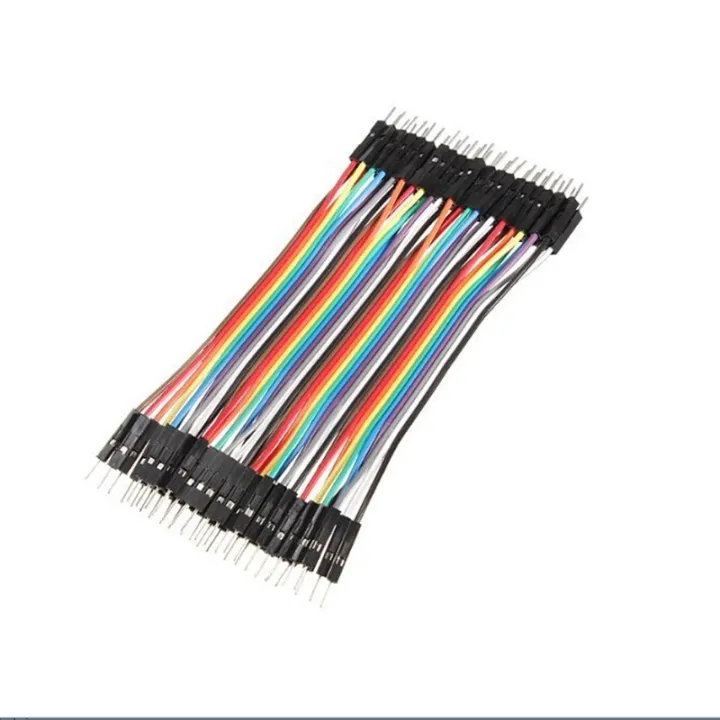 Renk 40pcs Dupont 10CM Male To Male Jumper Wire Ribbon Cable for ...