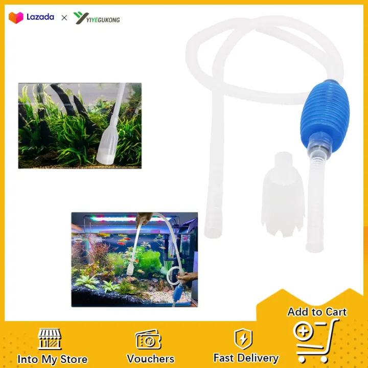 40.55inch Aquarium Gravel Cleaner Siphon Cleaner Hand Siphon Pump Fish ...