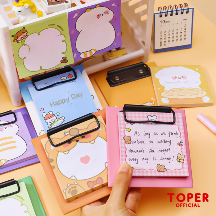 TOPER Sticky Notes dan Papan Jalan Lucu Karakter Berwarna Stick Note ...