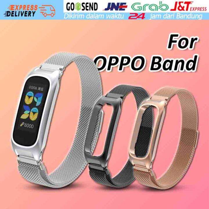 Tali Jam Smartwatch Oppo Band Smartwatch Strap Logam 41mm Milanese ...