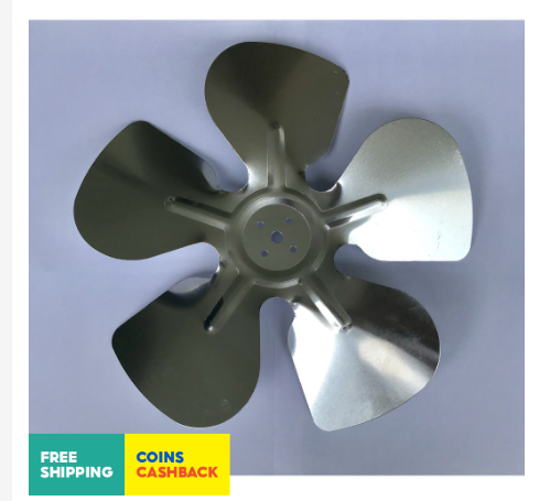 Refrigerator aluminum fan blades 10 inches/250 mm/blade condenser ...