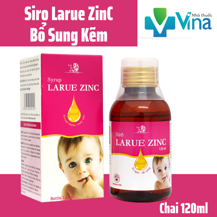 Siro Larue Zinc – Bổ sung kẽm, lysin, DHA giúp trẻ ăn ngon, tăng hấp ...