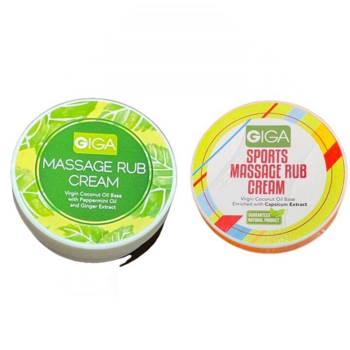 Giga Pain Relief Rub Duo 60g ( Original & Spicy) | Lazada PH