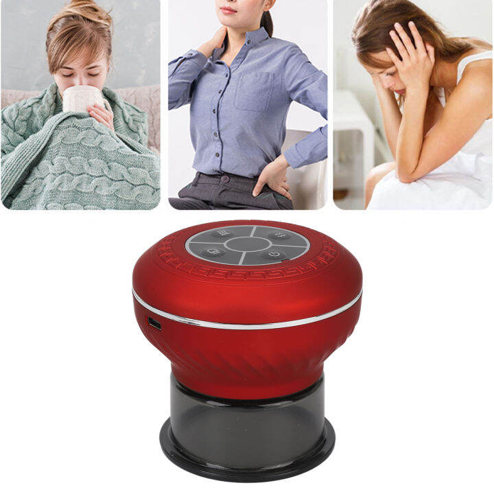 Electric Cupping Massager Negative Pressure 20min Timing Electric Gua ...