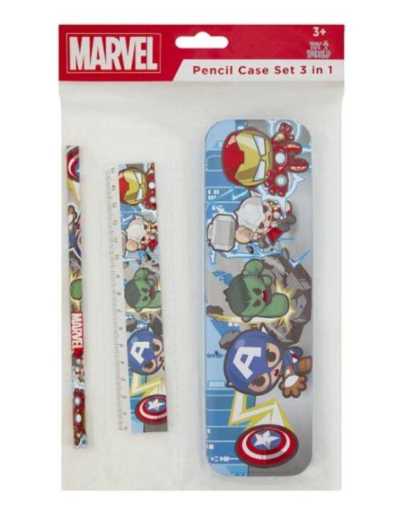 Original Marvel Pencil Case Set 3 in 1 | Lazada
