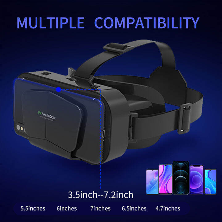 Virtual Reality 3D VR ชุดหูฟังสมาร์ทแว่นตาสำหรับศัพท์มือถือสมาร์ทโฟน7 ...