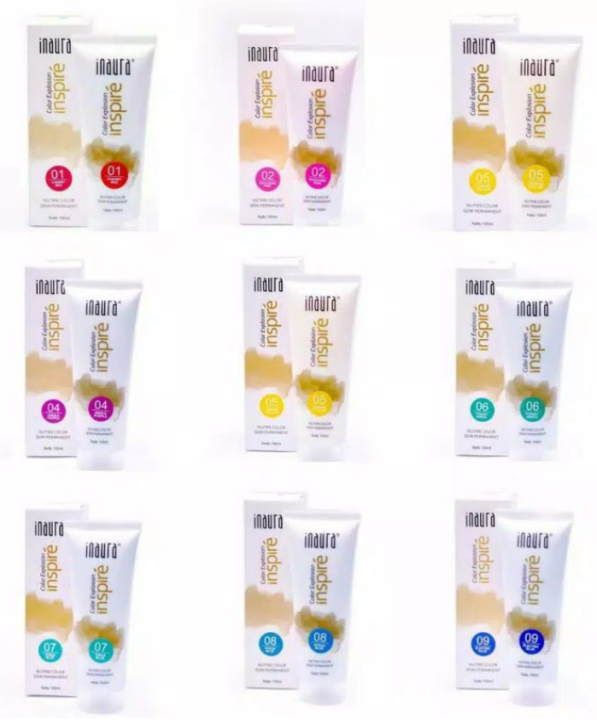 INAURA Color Explosion Inspire - Pewarna Rambut Semi Permanent 100 mL ...