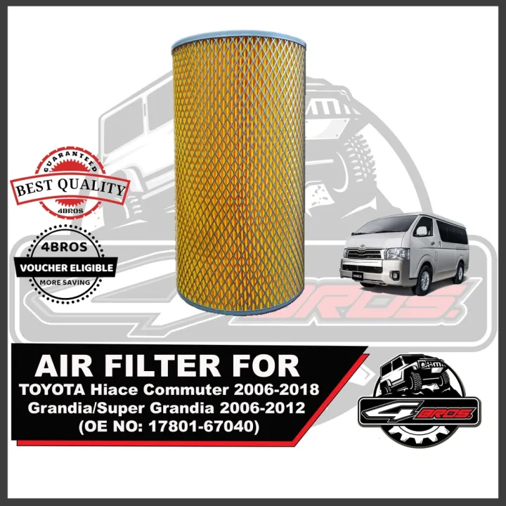 AIR FILTER For TOYOTA Hiace Commuter 2006-2018, GrandiaSuper Grandia ...
