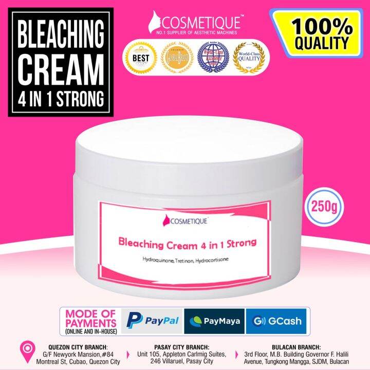 Bleaching Cream 4 in 1 Strong (250grams) skin lightening | Lazada PH