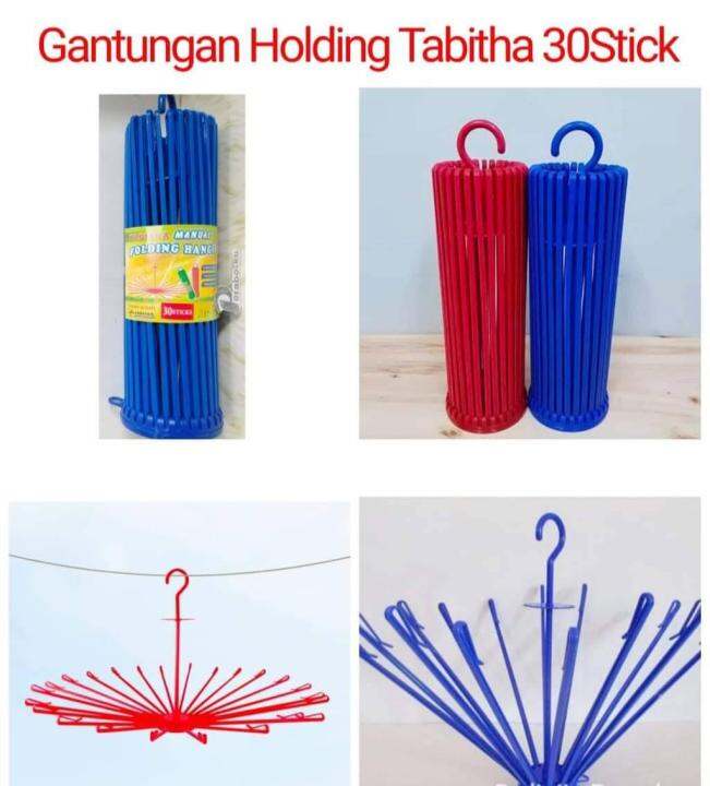 Gantungan Baju / Hanger Holding merk Tabitha Kokoh Tebal 30 stick ...