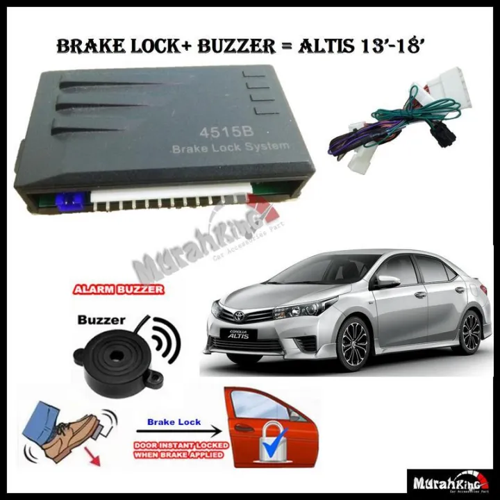 Toyota Altis 2013-2018 2 In 1 Brake Lock + Buzzer.. | Lazada