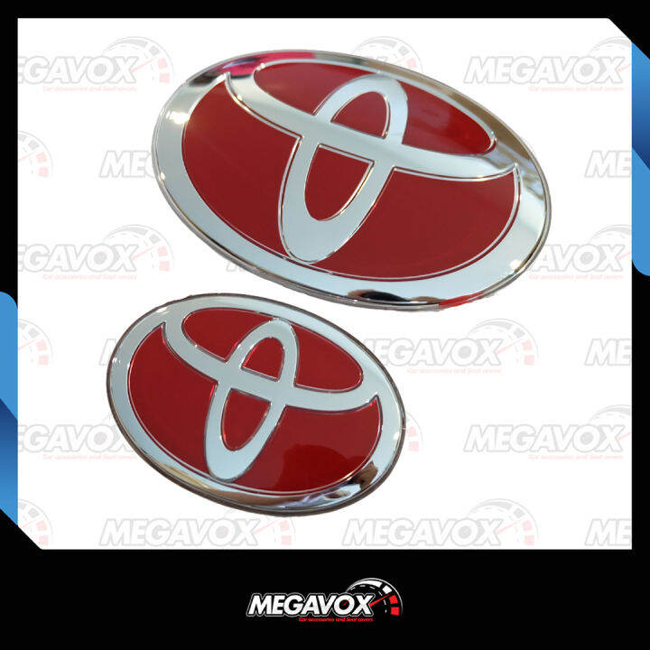 Toyota Vios 2013-2017 Red Logo Set | Lazada PH