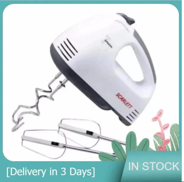 [Delivery in 3 Days] Scarlet Mini Electric Mixer White | Lazada PH
