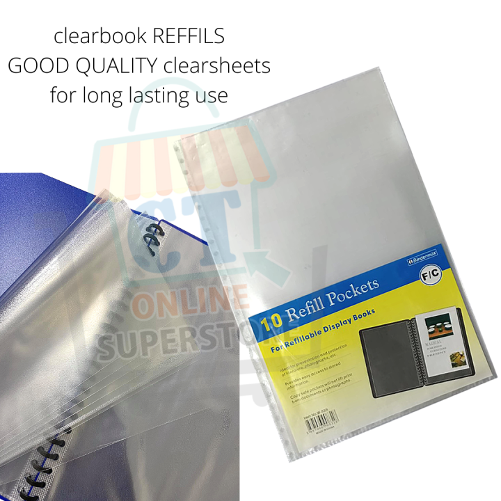 Bindermax Clearbook Refill Pockets 10's | Lazada PH