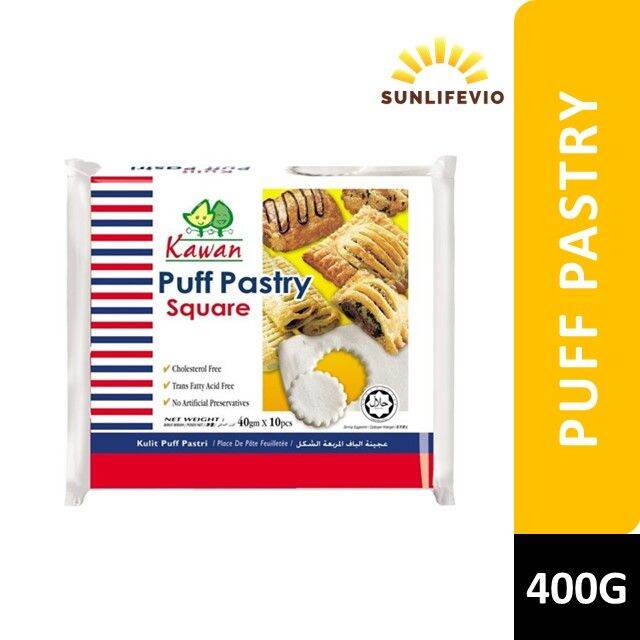 KAWAN PUFF PASTRY SQUARE 10pc x 40GM (WITH ICE PACK) | Lazada