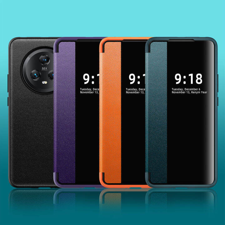 WindCase for Honor Magic 5 / Magic 5 Pro Case Classic Business Flip ...