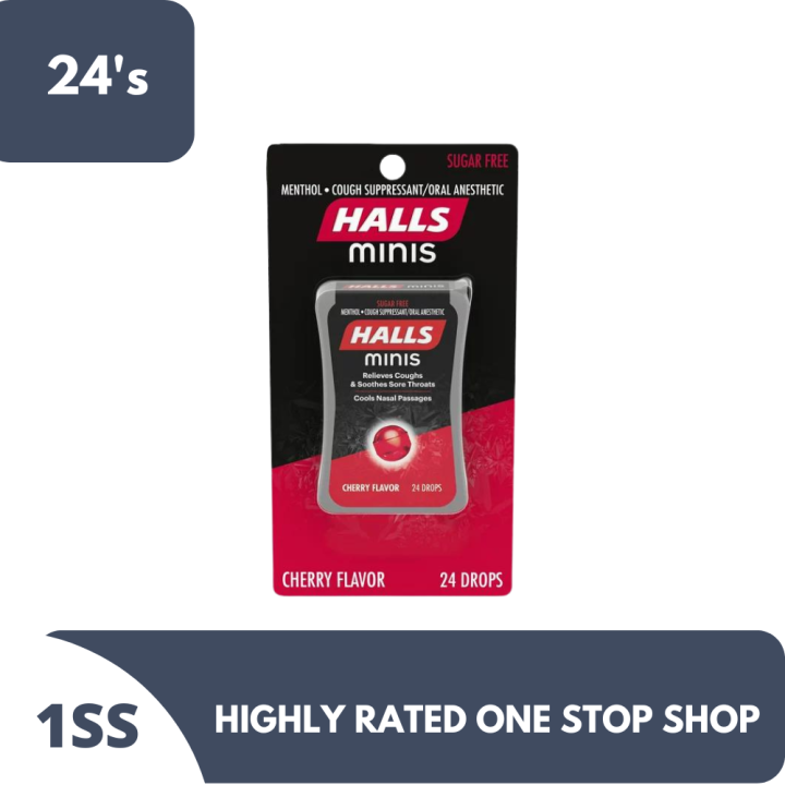 Halls Minis Cherry Flavour 24s | Lazada PH