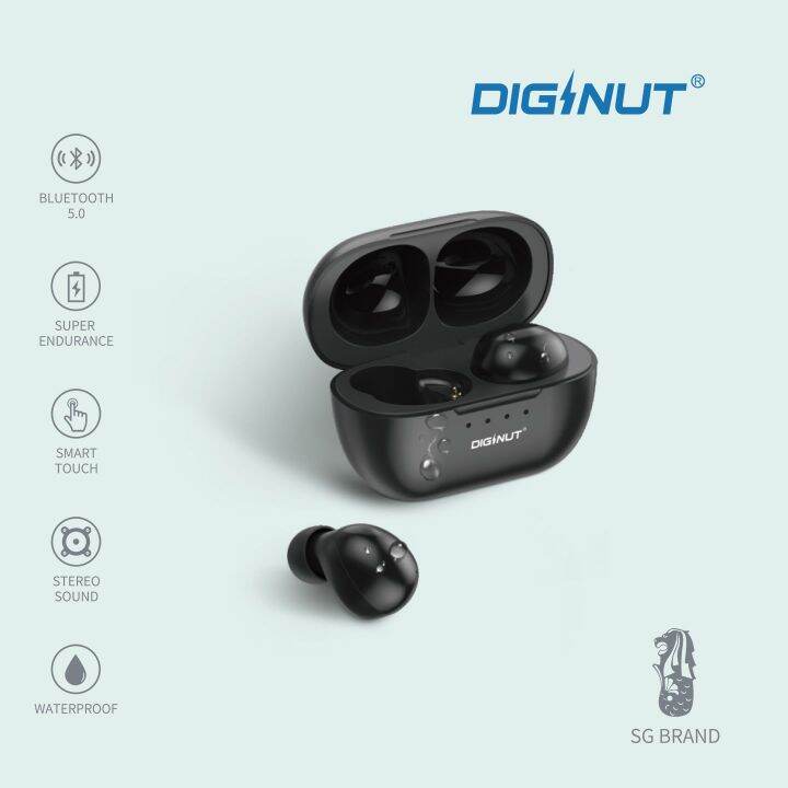 DIGINUT T-11 TWS Bluetooth Earphone 5.0/ Smart Touch Sport Headset ...