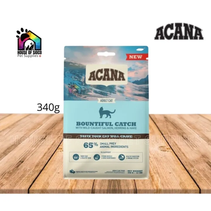 Acana Bountiful Catch Dry Adult Cat Food 340g | Lazada PH