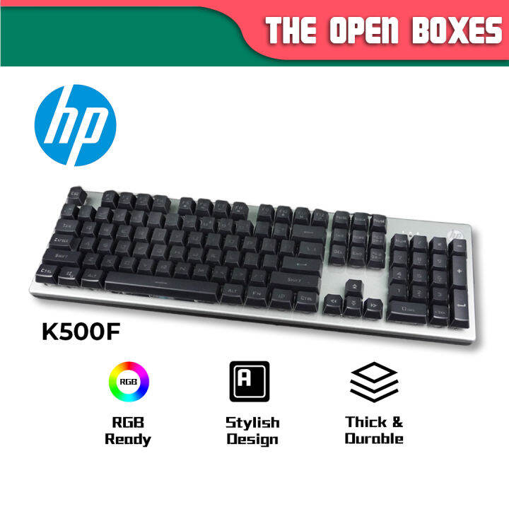 HP K500F Gaming Keyboard with LED back lit | Shortcut function keys ...