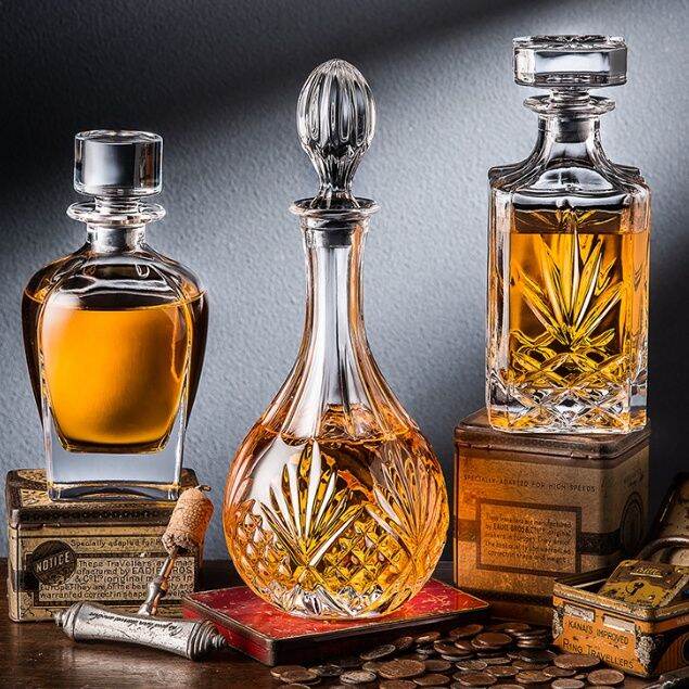 Vintage Style Glass Bottle for Beverage Drink Botol Air Minuman Whisky ...