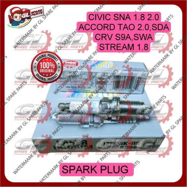 SPARK PLUG NGK IRIDIUM (ORIGINAL) HONDA CIVIC FD SNA 1.8 2.0 ACCORD SDA ...