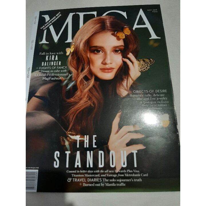 Mega Fashion Magazine Nov 2019 Kira Balinger Julie Anne San Jose Tony ...