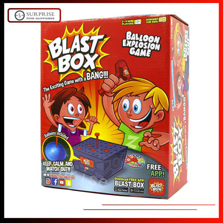 【Ready Stock】Funny Blast Box Action Game Balloon Blasting Family ...