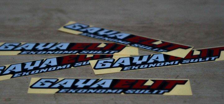 STIKER CUTTING GAYA ELIT EKONOMI SULIT | Lazada Indonesia