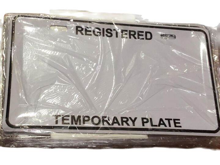 New size TEMPORARY PLATE for motorcycle | Lazada PH