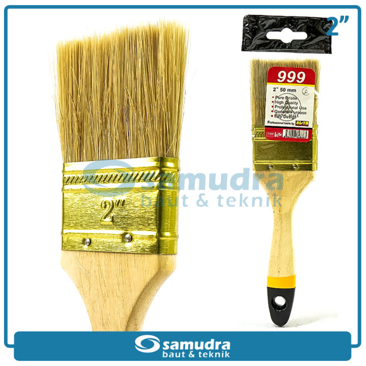 Kuas Cat 2 inch PH-999 Gagang Kayu Koas Tembok Alat Kwas Paint Brush ...