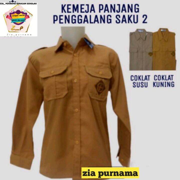 BAJU SERAGAM PRAMUKA PENGGALANG LENGAN PANJANG SD, SMP, SMA | Lazada Indonesia