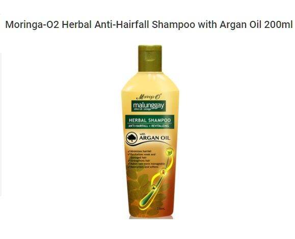 Moringa-O2 Herbal Anti-Hairfall Shampoo with Argan Oil 200ml | Lazada PH