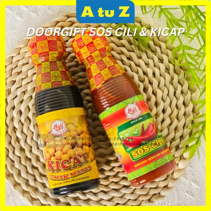 AtuZ 1PC Doorgift Viral Halal Doorgift Sos Cili Kicap 150gm 125ml ...