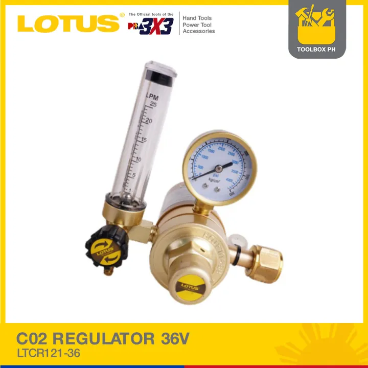 Lotus Toolbox | C02 Regulator 36V LTCR121-36 - Air Compressor Tools ...