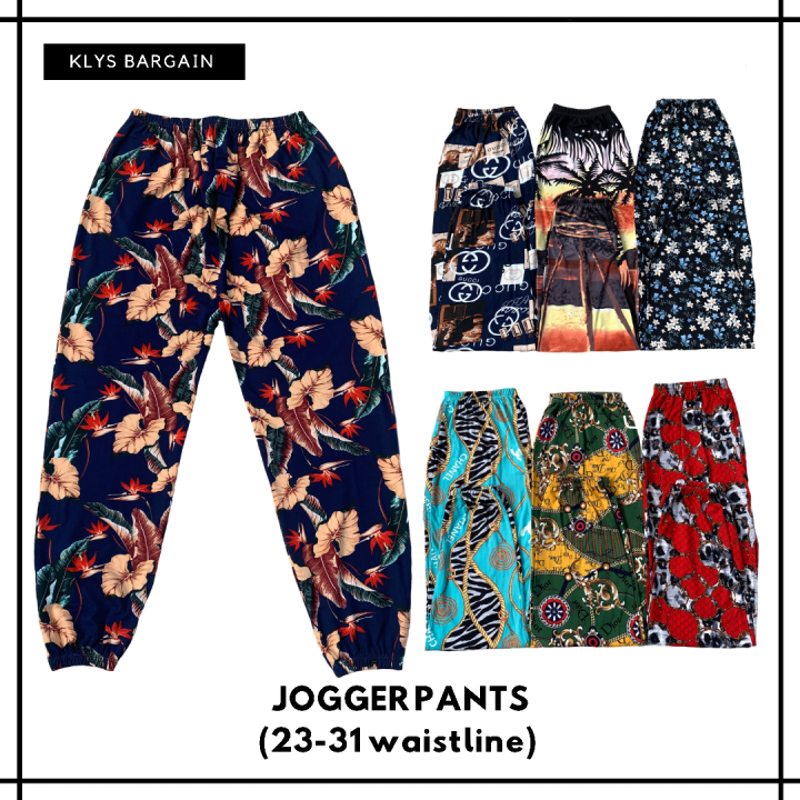 Klys Bargain | Jogger Pants For Womens | PRINTED | Assorted | Lazada PH Klys Bargain | Jogger Pants For Womens | PRINTED | Assorted | Lazada PH