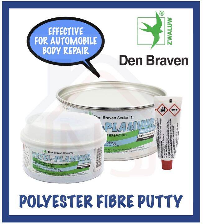 ZWALUW Vezel-Plamuur Polyester Fibre Putty for Automotive Body Kit ...