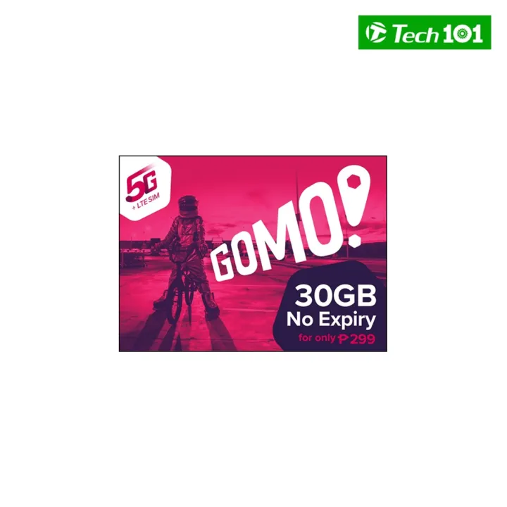 GOMO SIM CARD with 30GB No Expiry DATA | Lazada PH