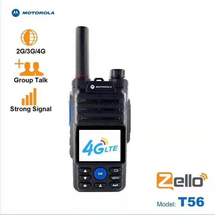 Motorola Global PTT Zello Radio T56 Long Range GPS WIFI POC Radio ...