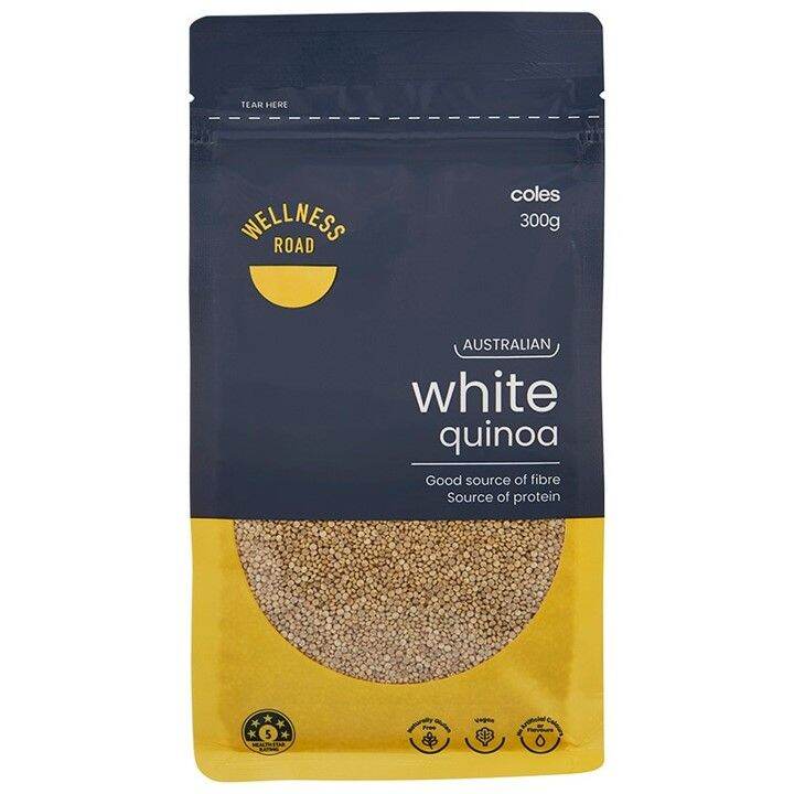 Coles Australian White Quinoa โคลส์ ออสเตรเลียน ไวท์ ควินัวขาวอบแห้ง ...