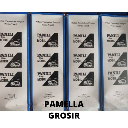 PERISA MAKANAN VANILI PANILI SASET MOBIL (100 SASET)/VANILI Cap Mobil 1 ...